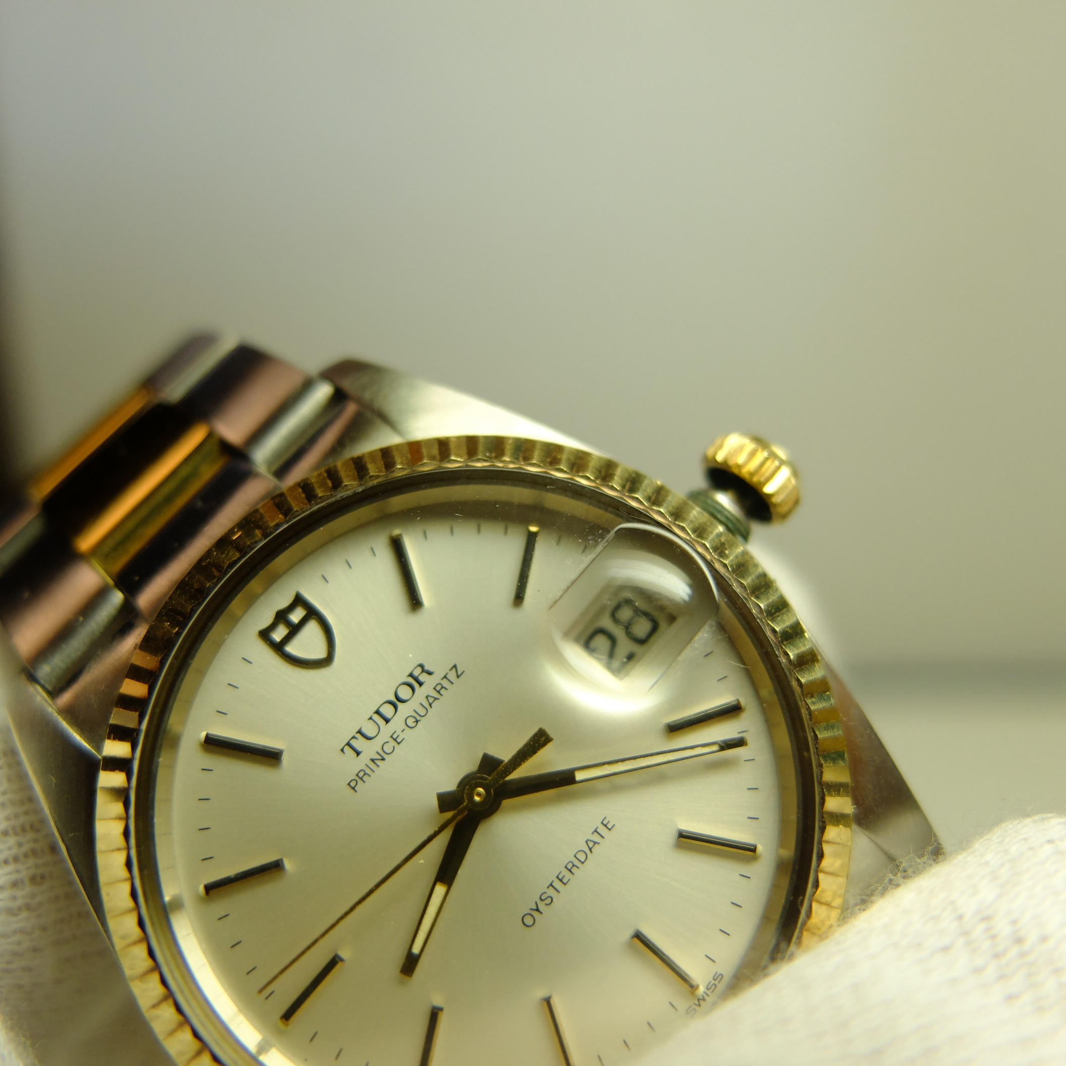 FS: 63 PIC TUDOR TWO TONE PRINCE QUARTZ WITH 78370 OYSTER BAND,USD1188 ...