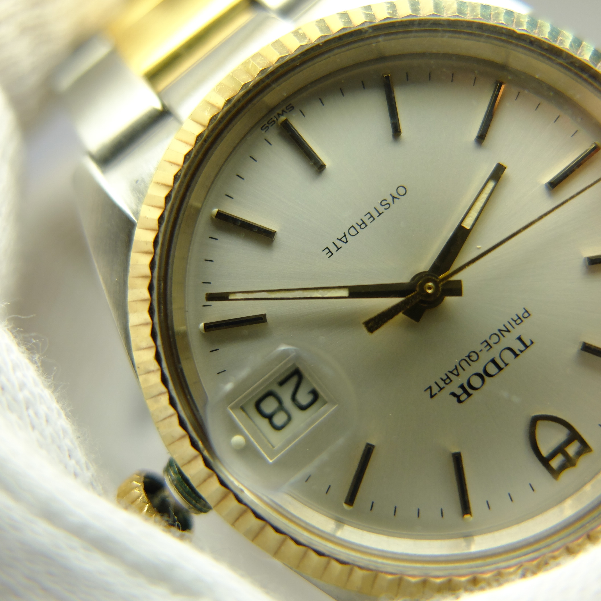 FS: 63 PIC TUDOR TWO TONE PRINCE QUARTZ WITH 78370 OYSTER BAND,USD1188 ...